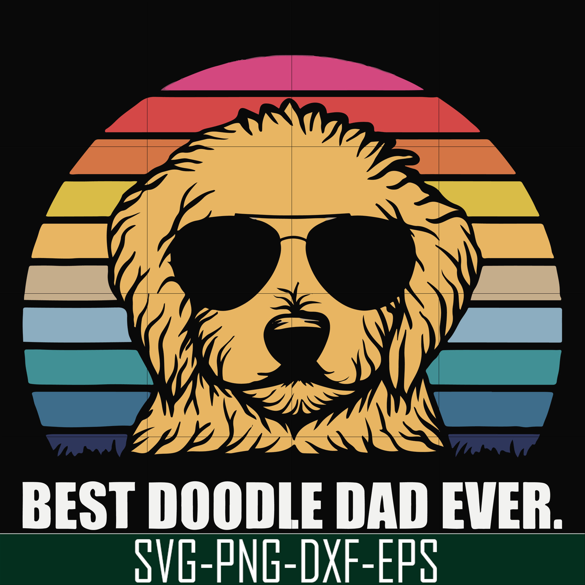 Best doodle dad ever svg, png, dxf, eps file FN000966 | Inspire Uplift