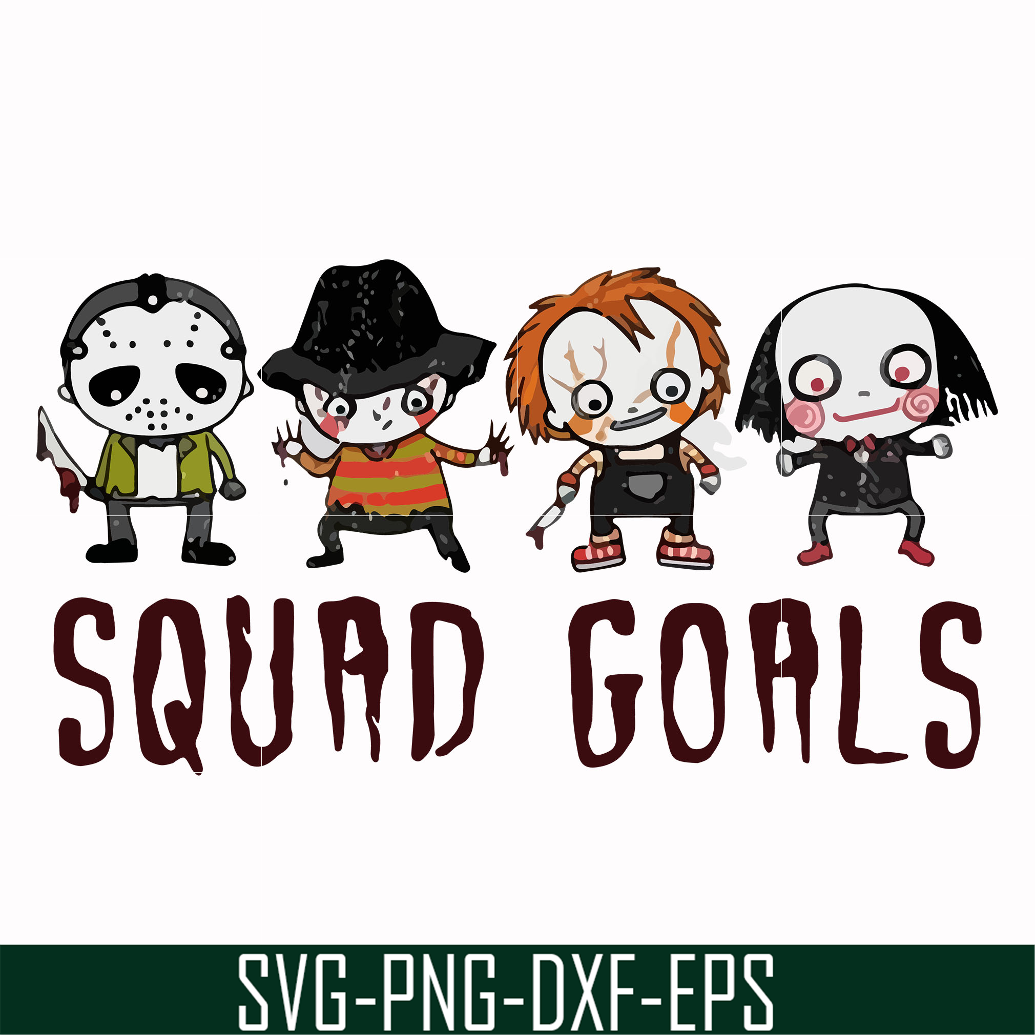 squad goals svg, png, dxf, eps digital file HLW0121 | Inspire Uplift