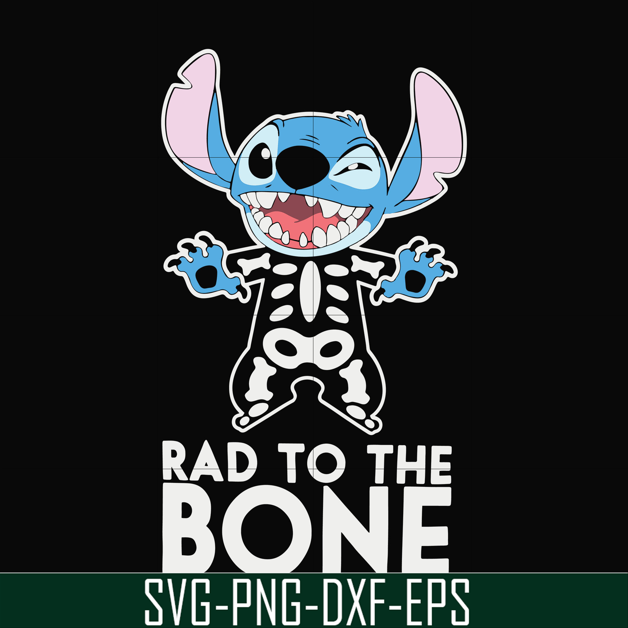 Stitch Skeleton svg, halloween svg, png, dxf, eps digital fi | Inspire ...
