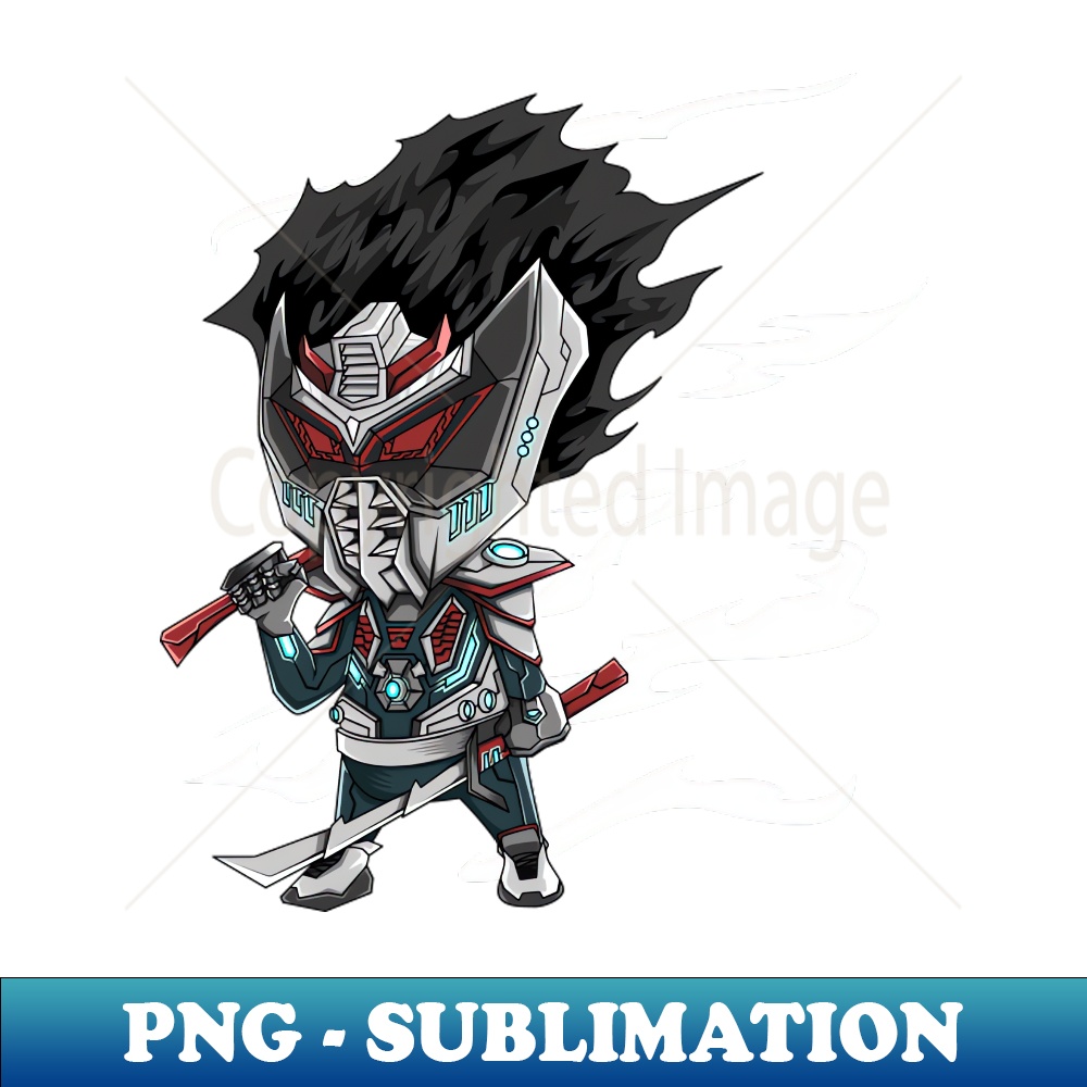 Mecha Devil Hunter - Instant PNG Sublimation Download | Inspire Uplift