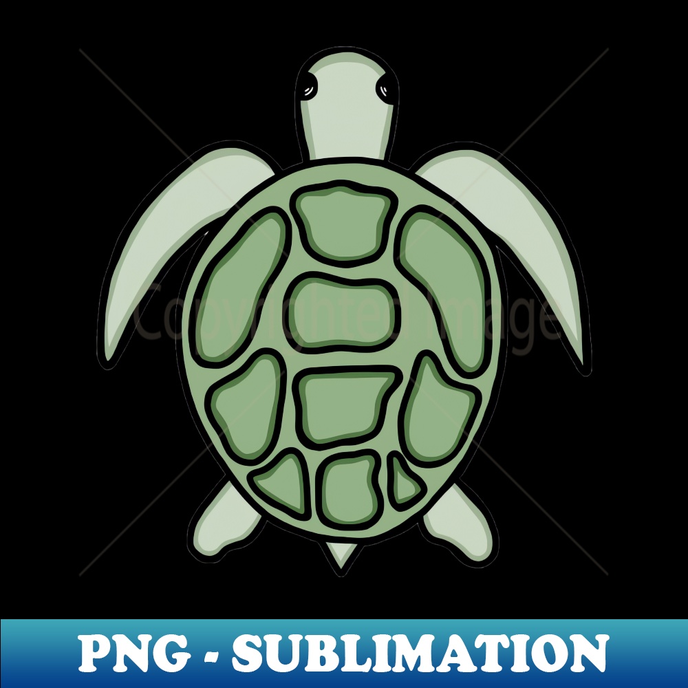 Cute And Adorable Sage Green Turtle - Signature Sublimation | Inspire ...