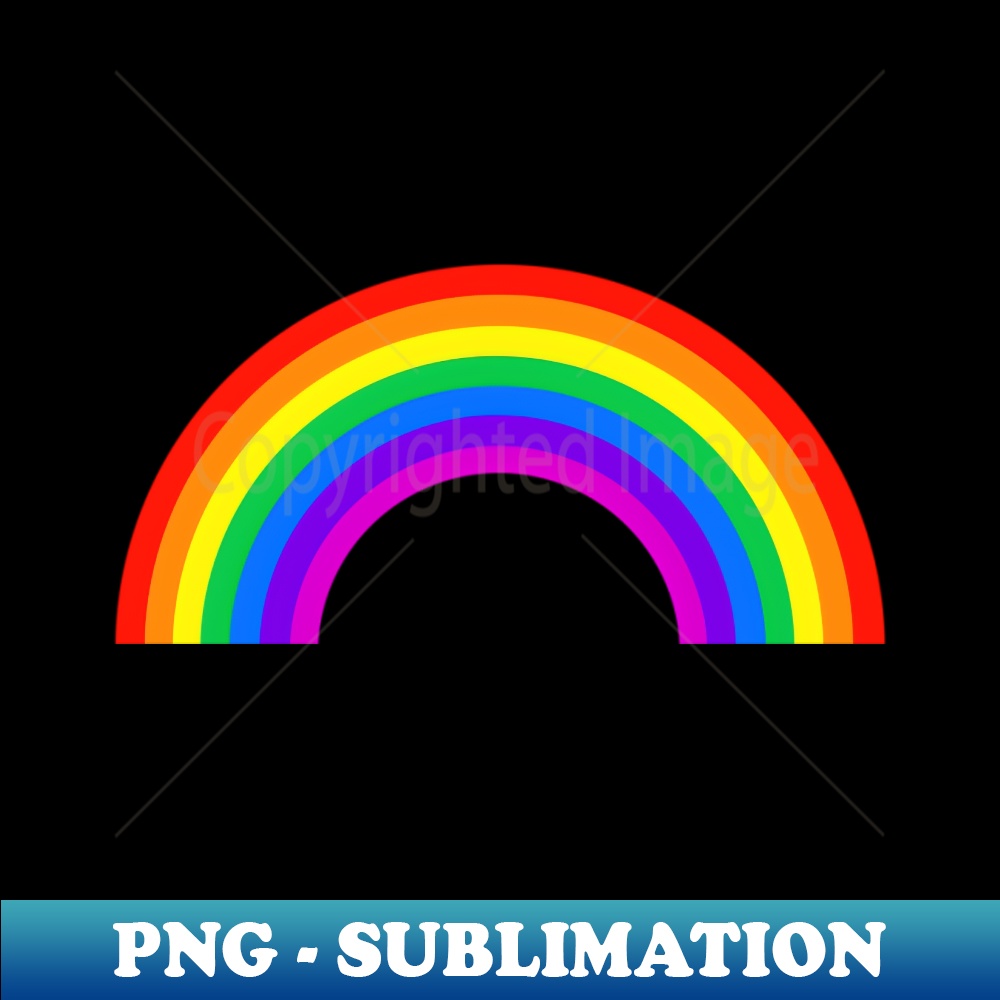 Rainbow - High-Resolution PNG Sublimation File | Inspire Uplift