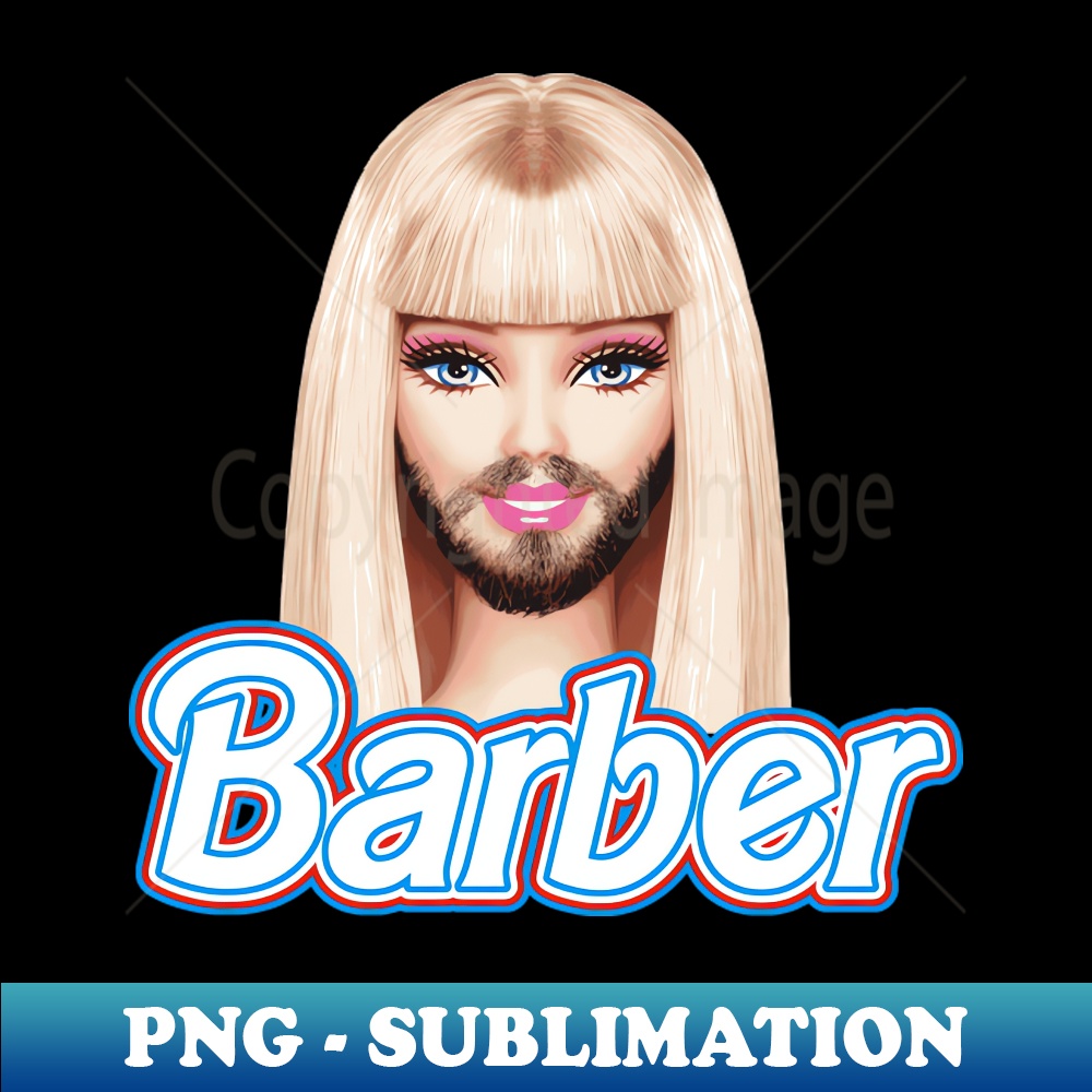 Barber Doll - Premium Sublimation Digital Download | Inspire Uplift