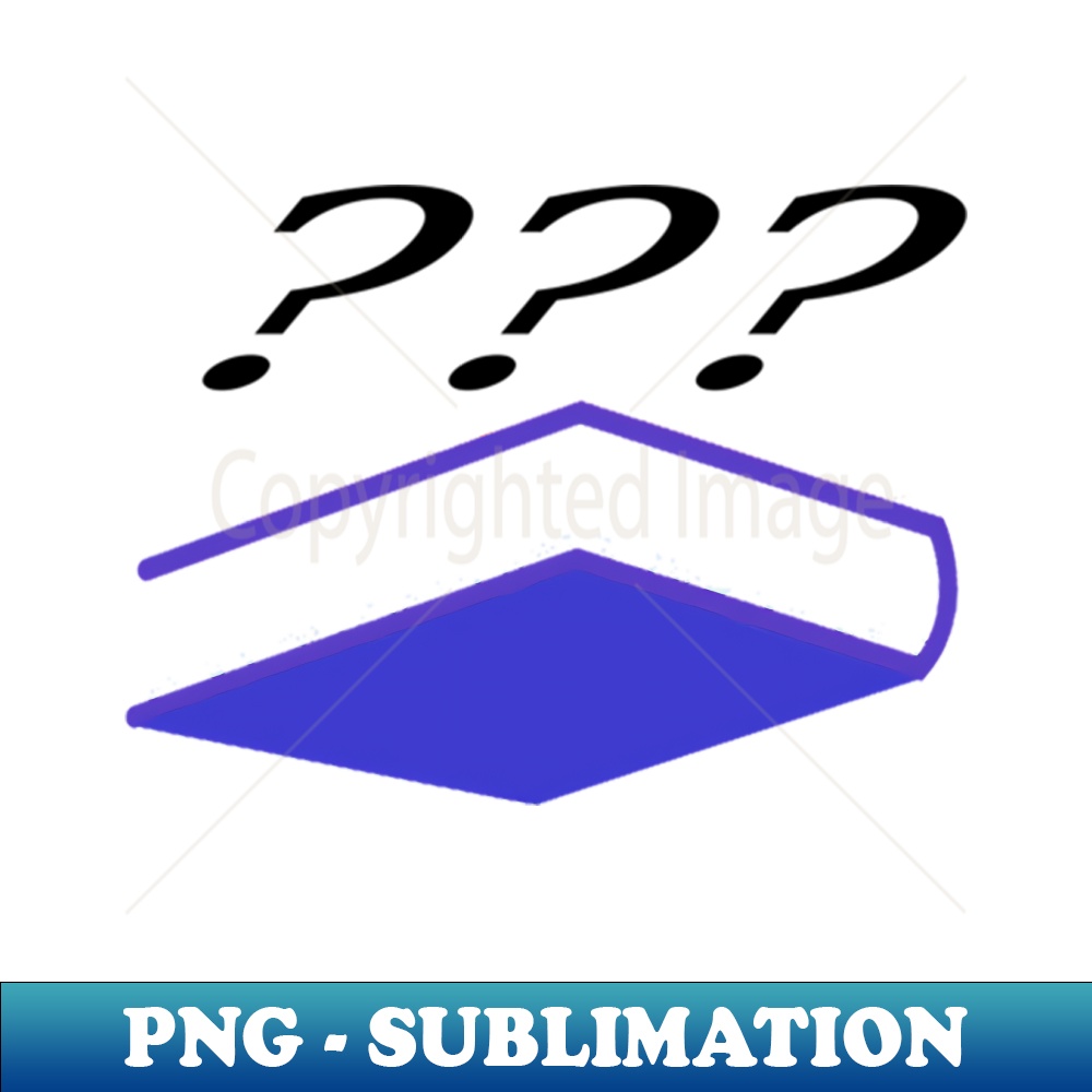 question mark book - PNG Sublimation Digital Download | Inspire Uplift