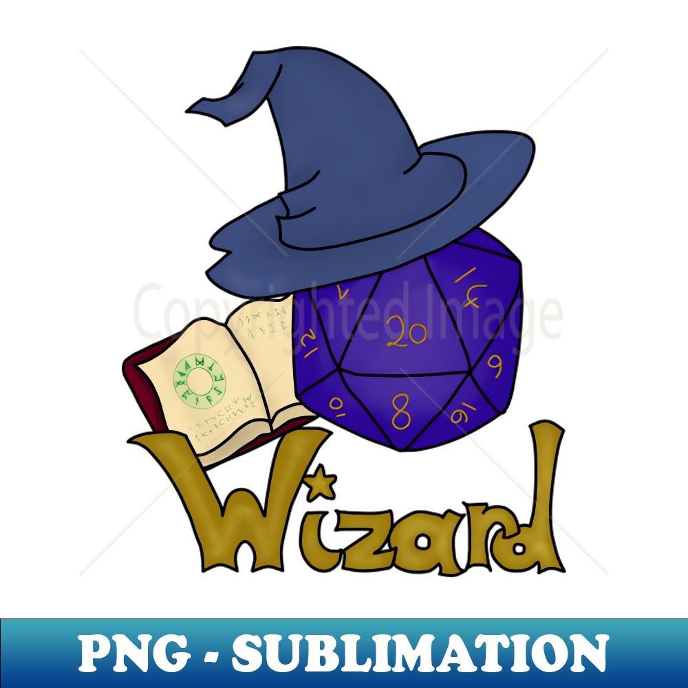 Wizard d20 dice - Professional Sublimation Digital Download | Inspire ...