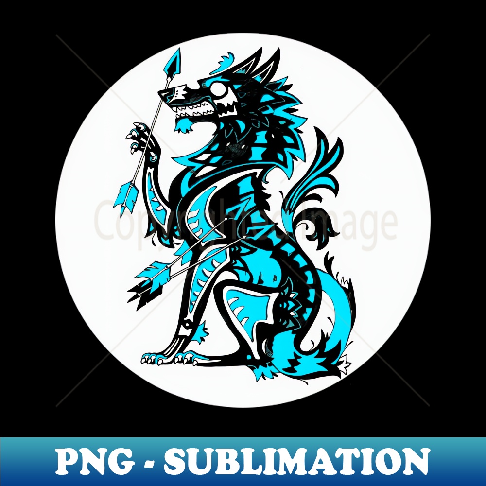 Blue Dragon - Aesthetic Sublimation Digital File | Inspire Uplift