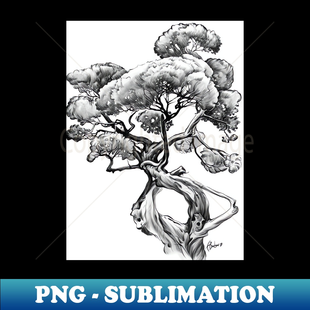 Pine tree - Decorative Sublimation PNG File | Inspire Uplift