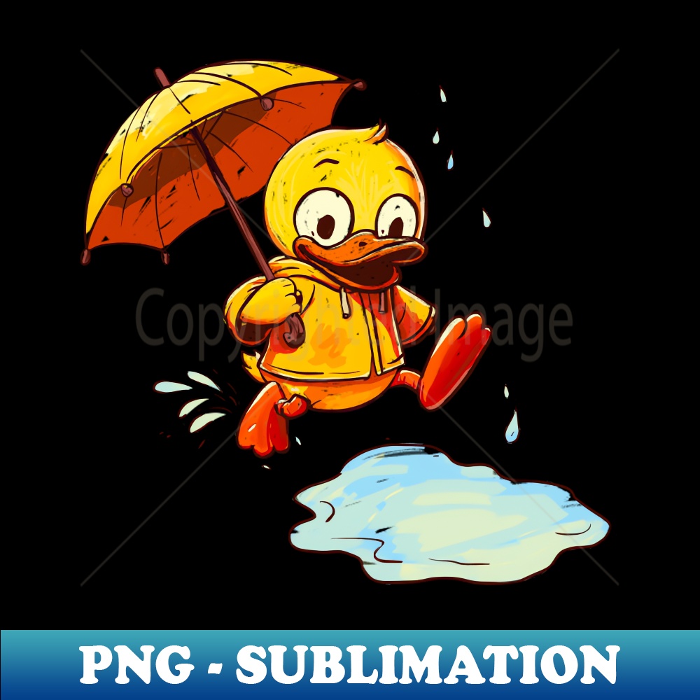 Splashing Duckling - Instant Sublimation Digital Download - Inspire Uplift
