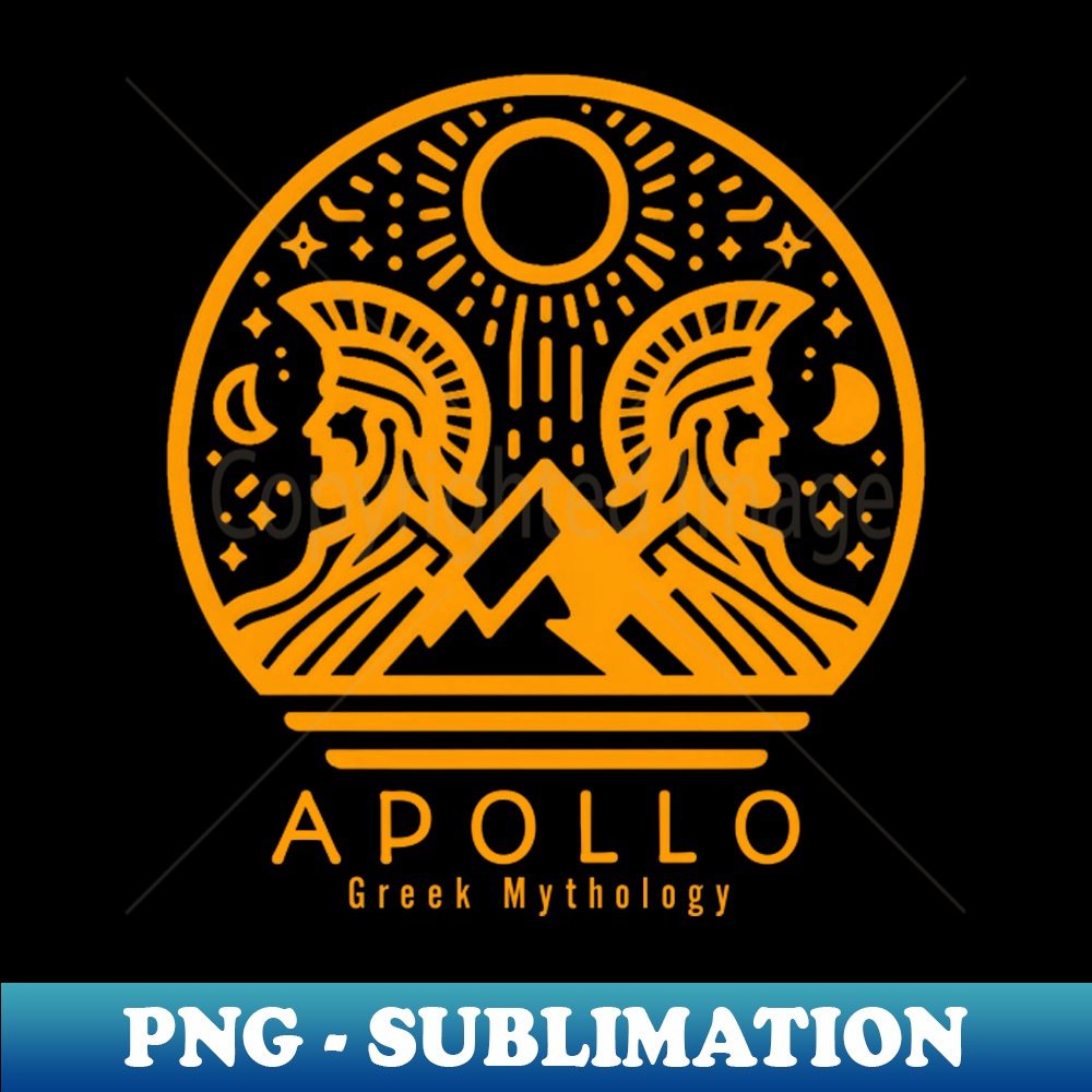 Apollo greek mythology - PNG Transparent Sublimation Design - Inspire ...