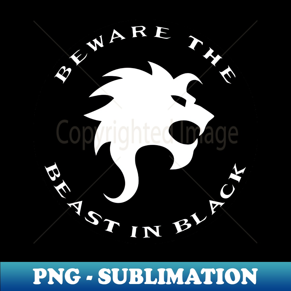 Beast In Black - Sublimation-Ready PNG File | Inspire Uplift