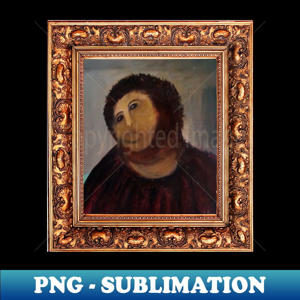 Potato Jesus - Botched Jesus Art Painting Restoration Meme | Inspire Uplift