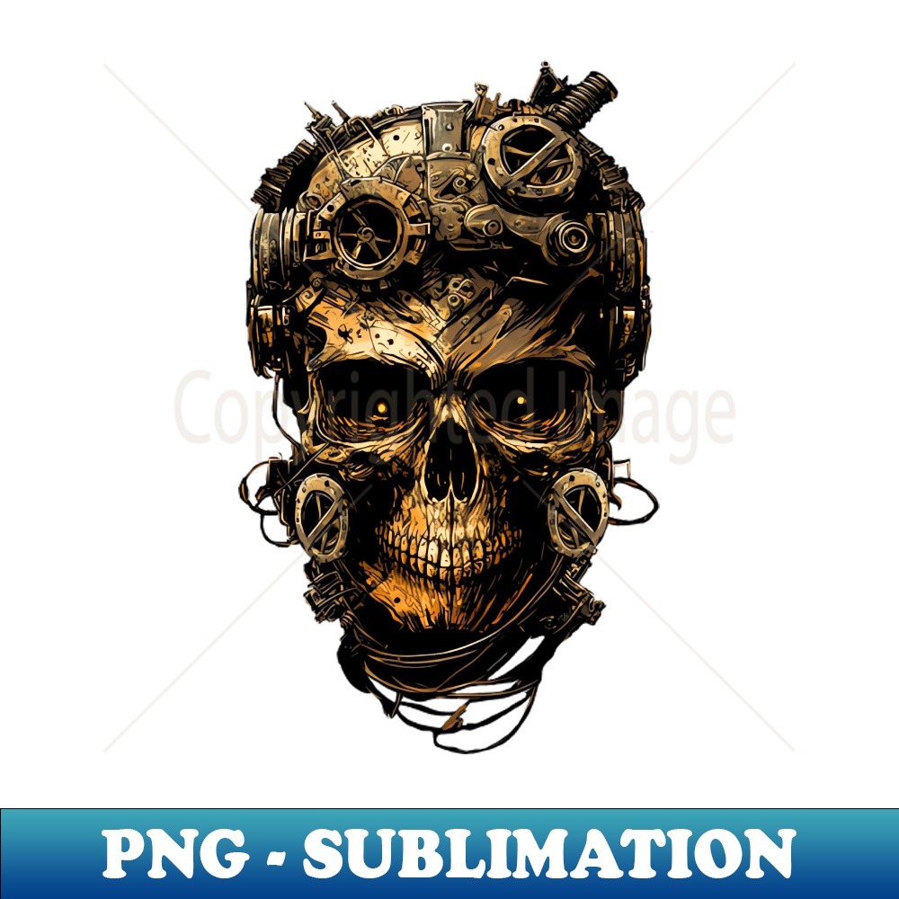 Post Apocalyptic Skull - Premium Sublimation Digital Downloa | Inspire ...