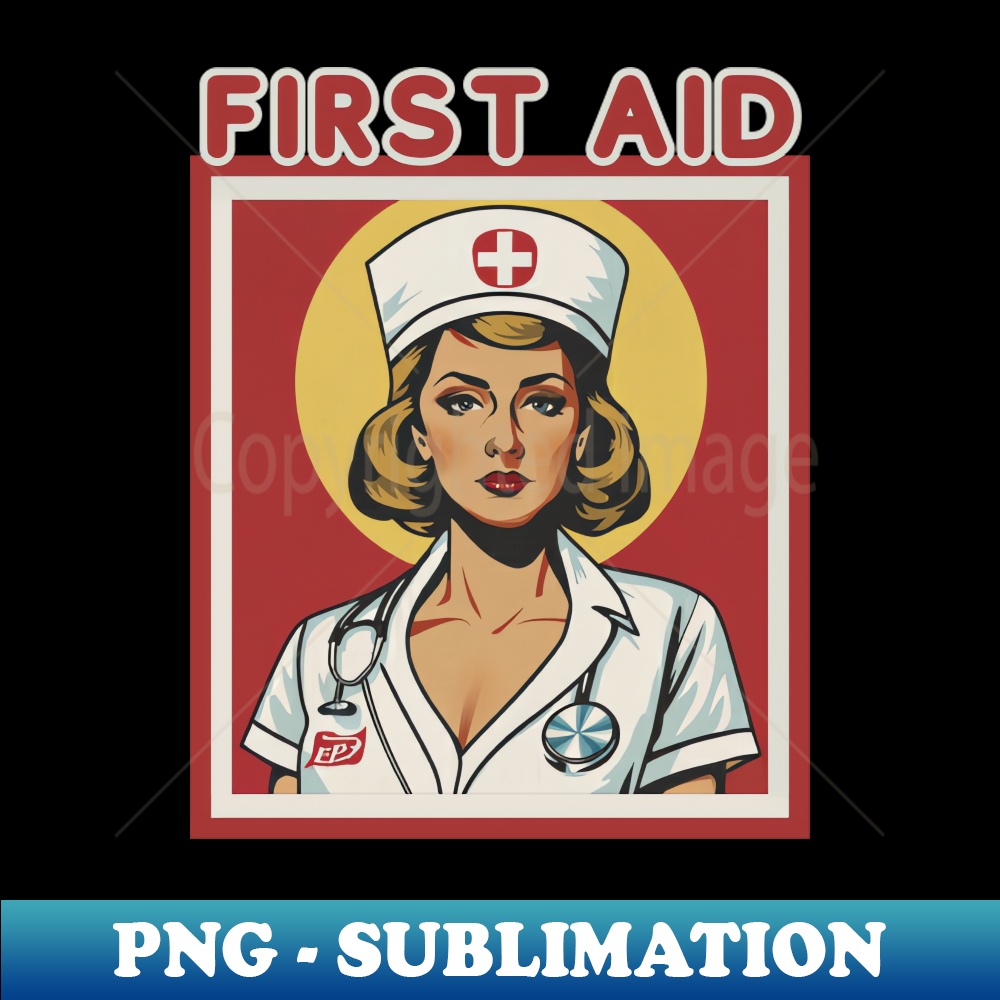 FIRST AID - Sublimation-Ready PNG File | Inspire Uplift