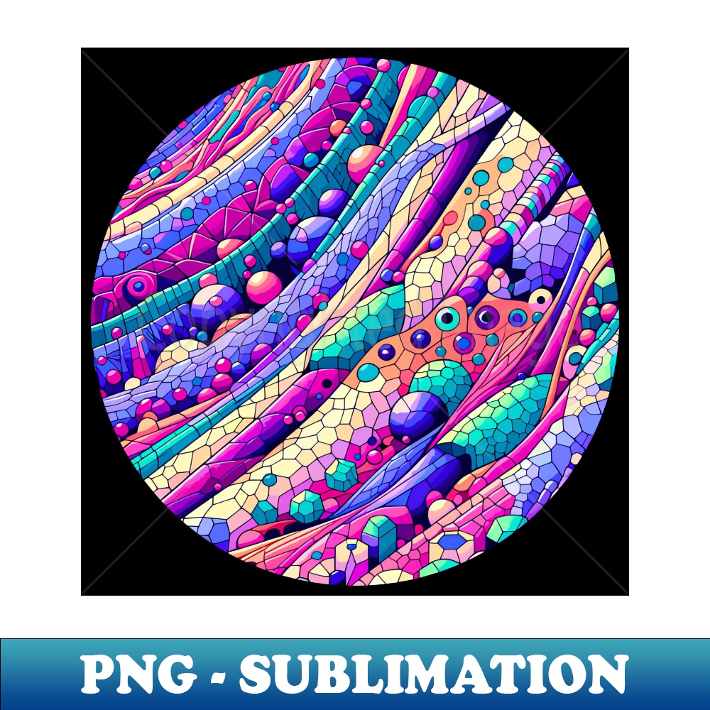 Abstract Histology Symphony Colorful Micro Patterns - Premiu | Inspire ...