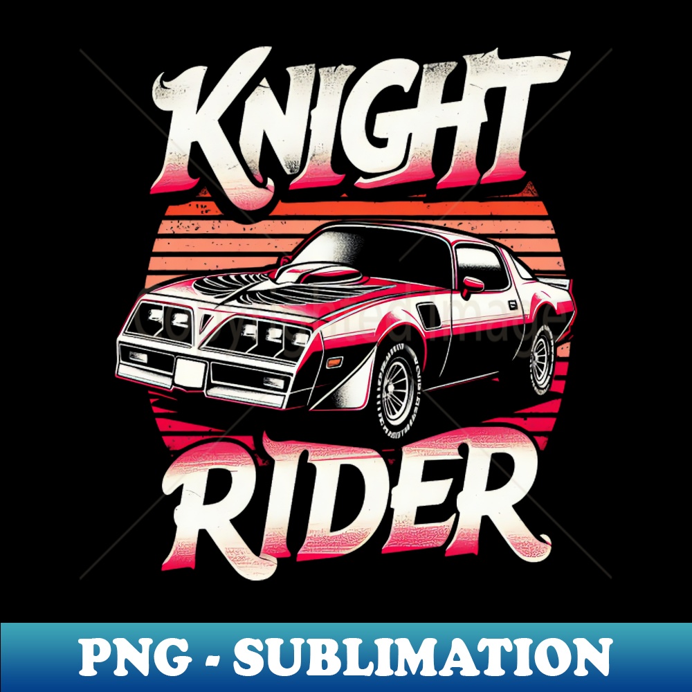 Distressed Vintage Knight Rider - Exclusive PNG Sublimation | Inspire ...