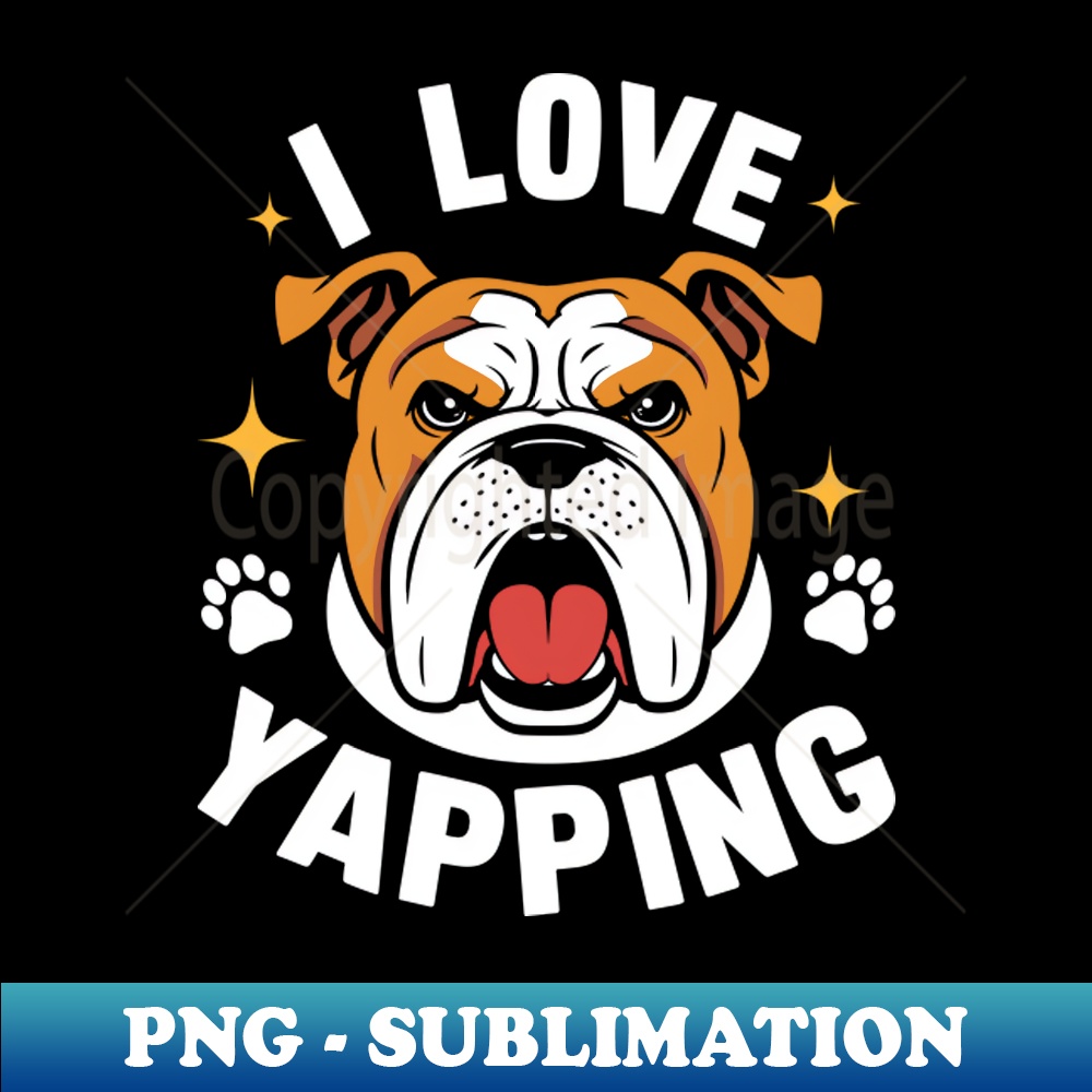I Heart Yapping I Love Yapping - Decorative Sublimation PNG | Inspire ...