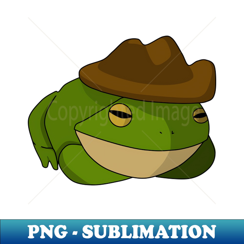 Cowboy Frog - PNG Transparent Sublimation File | Inspire Uplift
