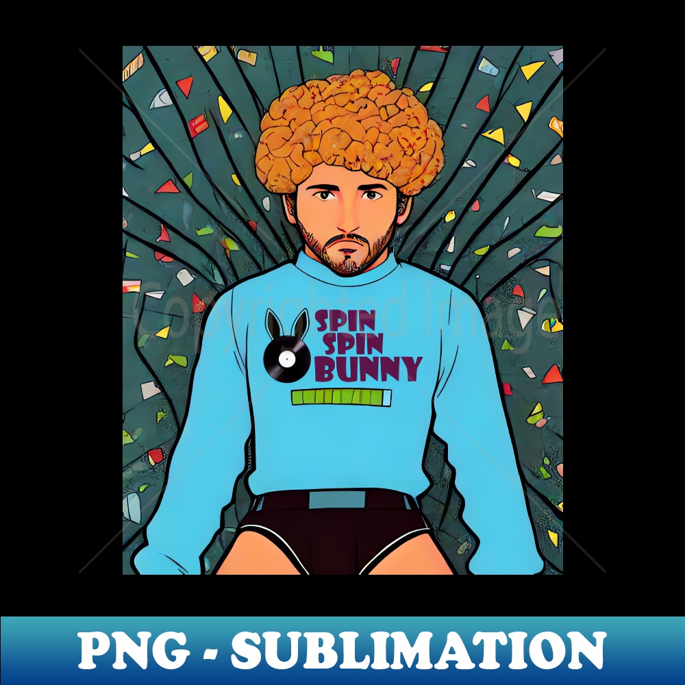 SpinSpinBunny Animated Man Fan - Decorative Sublimation PNG | Inspire ...