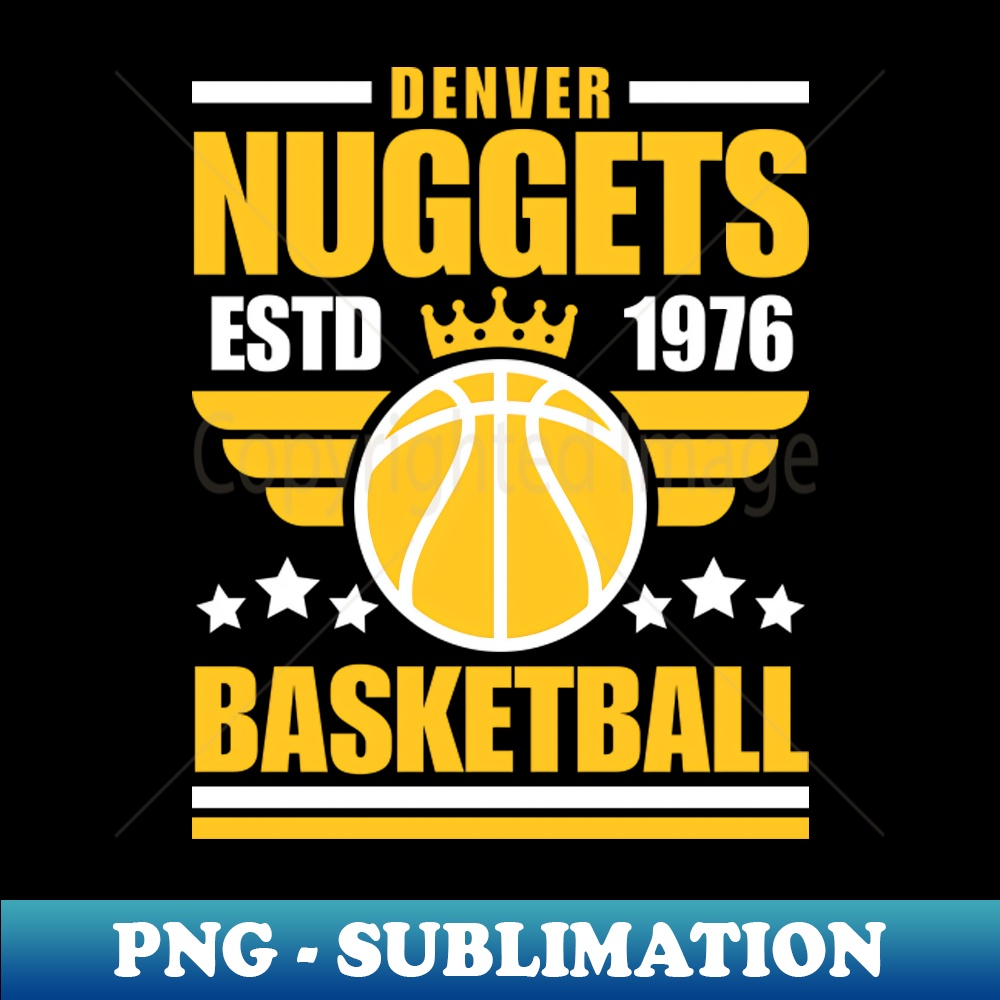 Denver Nuggets 1976 Basketball Retro - Decorative Sublimatio | Inspire ...