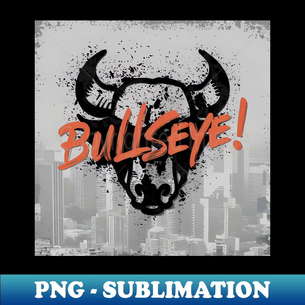 Bullseye!, Ox Graffiti Desain - Unique Sublimation PNG Downl | Inspire ...