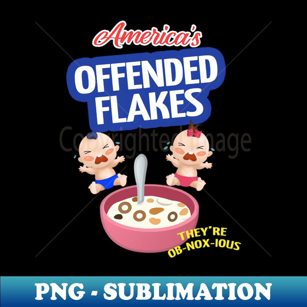 Americas Offended Flakes - PNG Transparent Sublimation Desig | Inspire ...