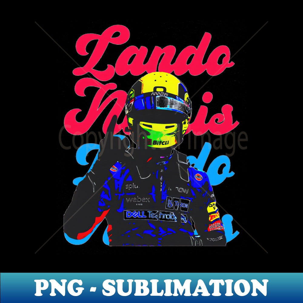 Lando Norris Neon - Premium PNG Sublimation File | Inspire Uplift