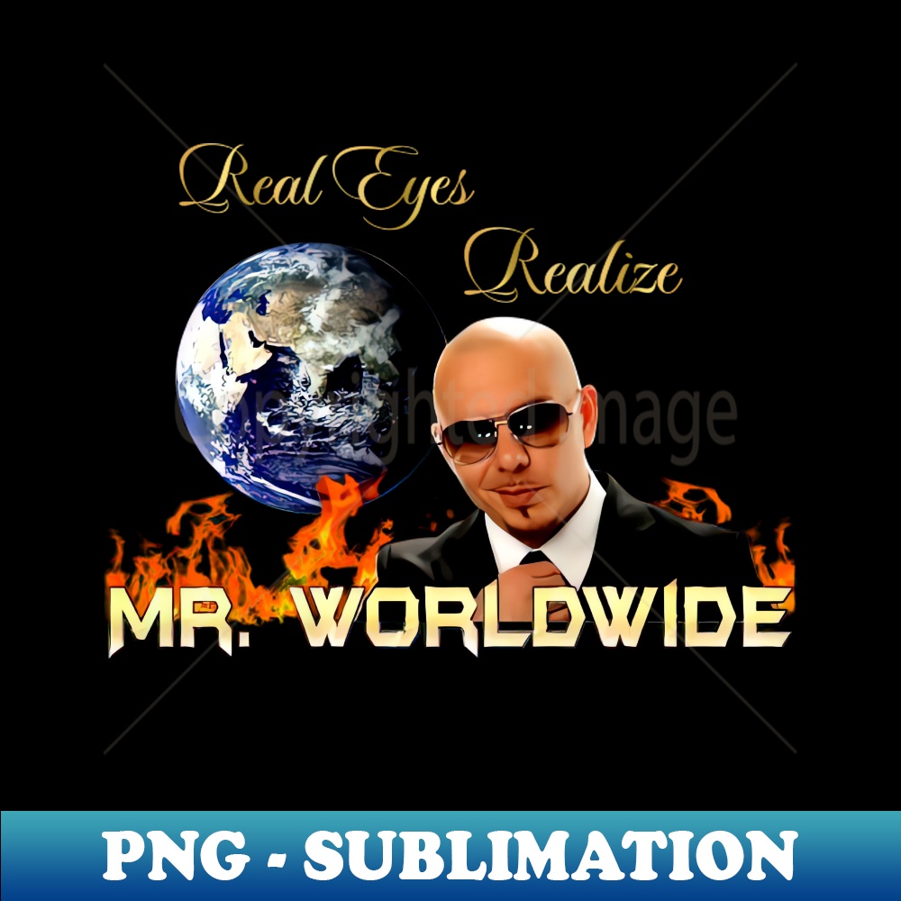 Real eyes Mr rapper - Sublimation-Ready PNG File | Inspire Uplift