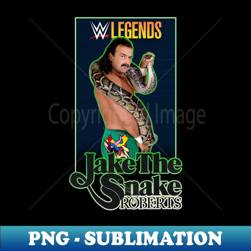 Jake The Snake Roberts Legends - Modern Sublimation PNG File | Inspire ...