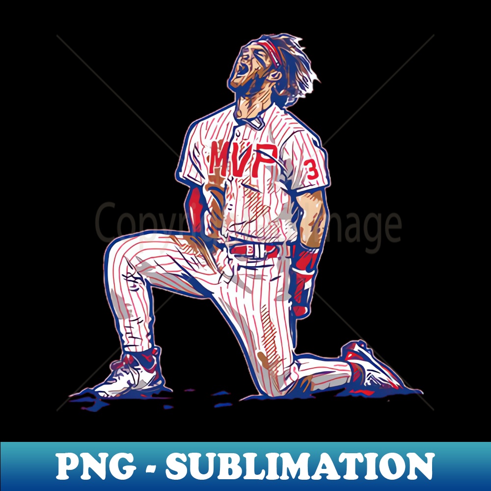 Bryce Harper MVP - Aesthetic Sublimation Digital File | Inspire Uplift
