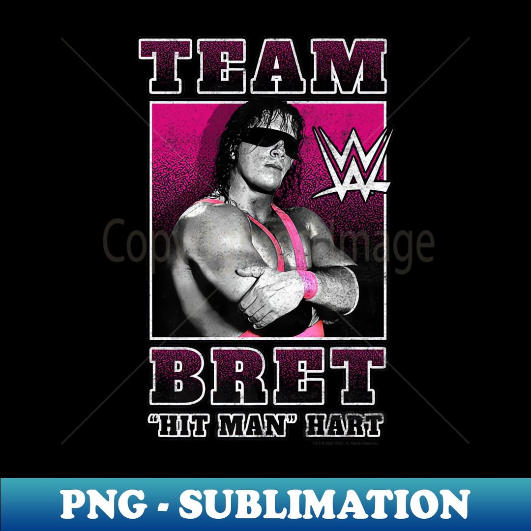Bret Hart Team Hit Man Hart - High-Resolution PNG Sublimatio | Inspire ...