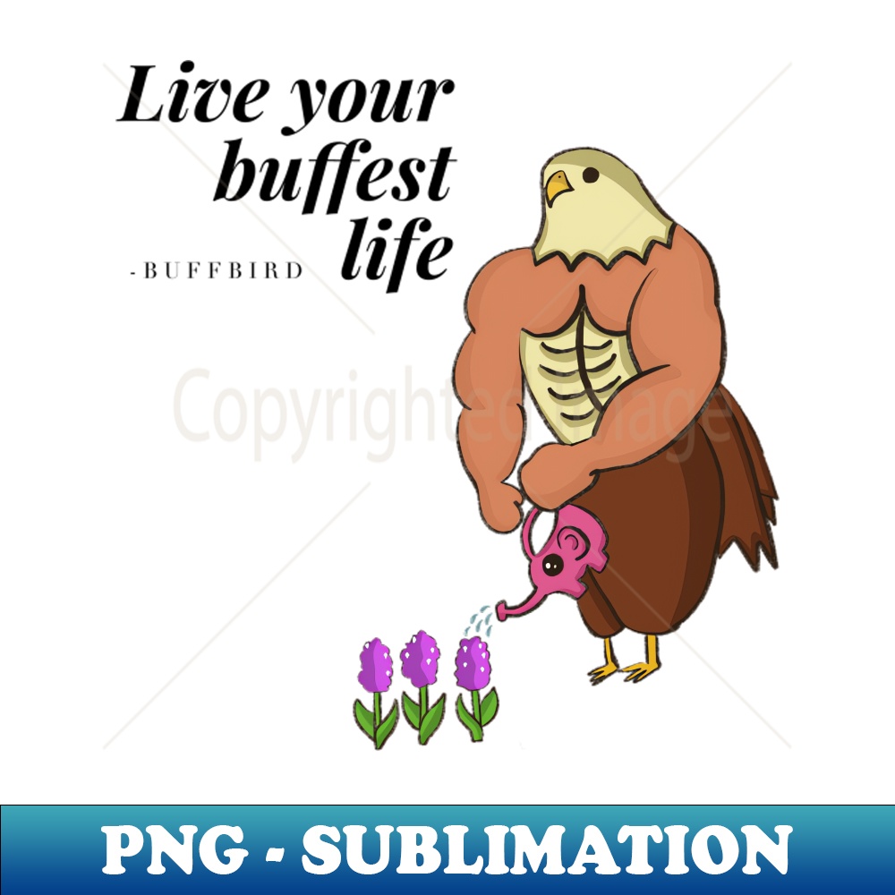 buff bird - PNG Sublimation Digital Download | Inspire Uplift