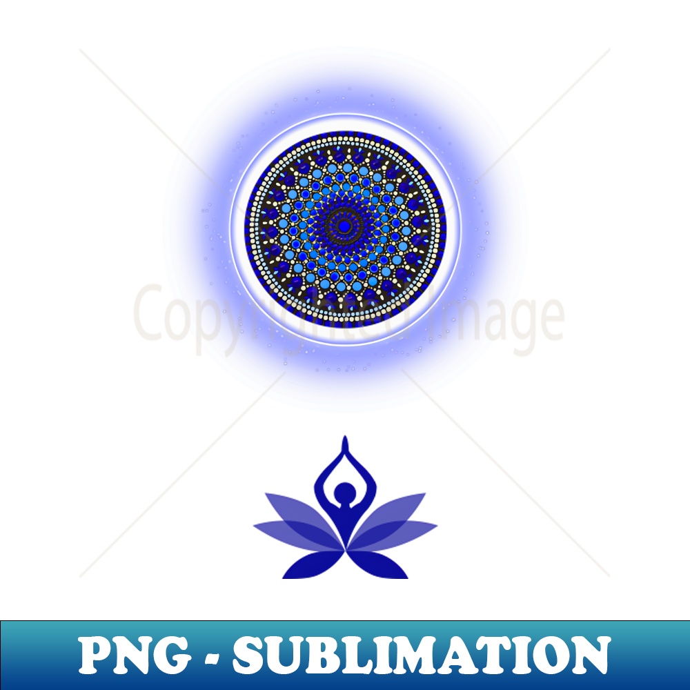 Blue Fairy of Wisdom Mandala - Instant PNG Sublimation Downl | Inspire ...