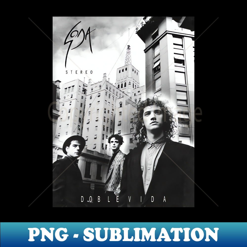 SODA STEREO BAND - Modern Sublimation PNG File | Inspire Uplift