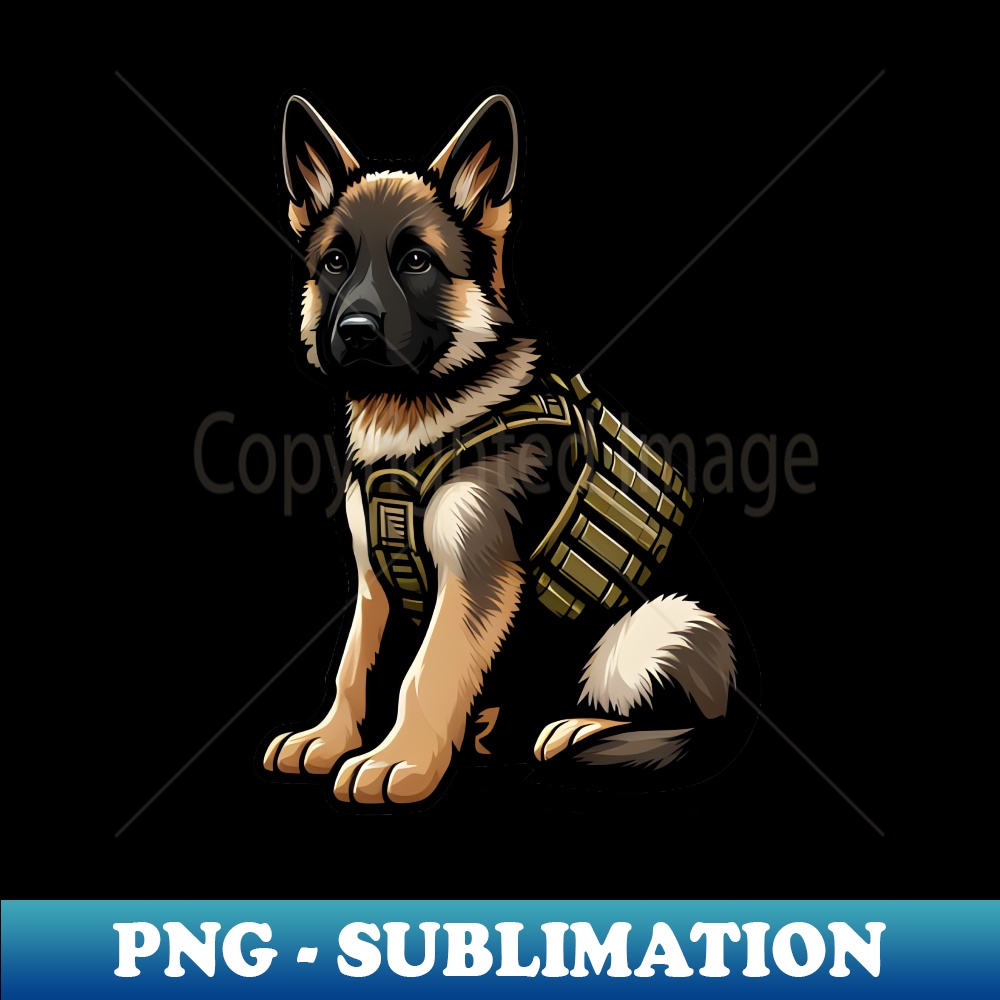 Tactical German Shepard Puppy - Professional Sublimation Dig | Inspire ...