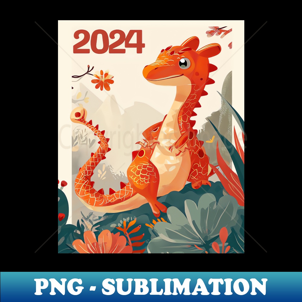 red dragon - Modern Sublimation PNG File | Inspire Uplift