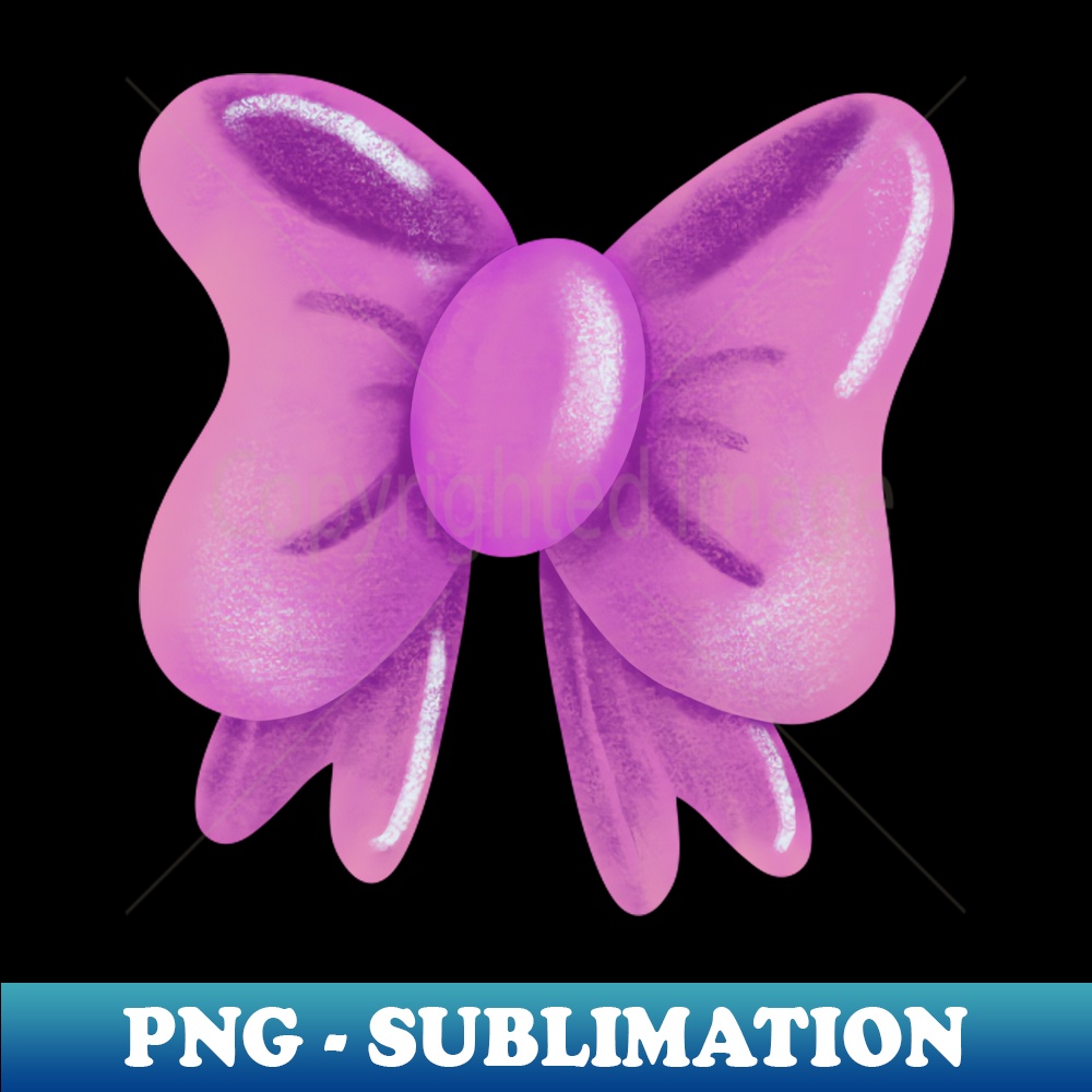 Pink Purple ribbon - Signature Sublimation PNG File | Inspire Uplift