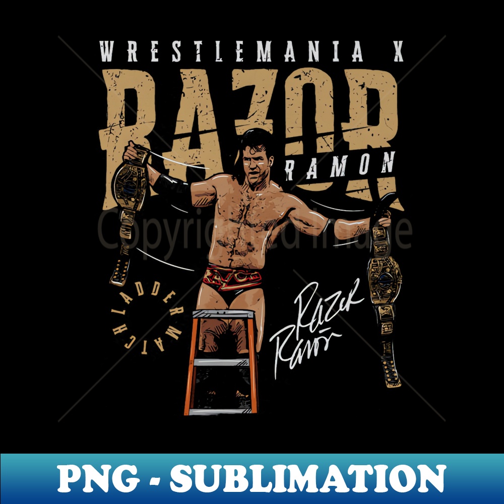 Razor Ramon Ladder Match WMX - Stylish Sublimation Digital D | Inspire ...