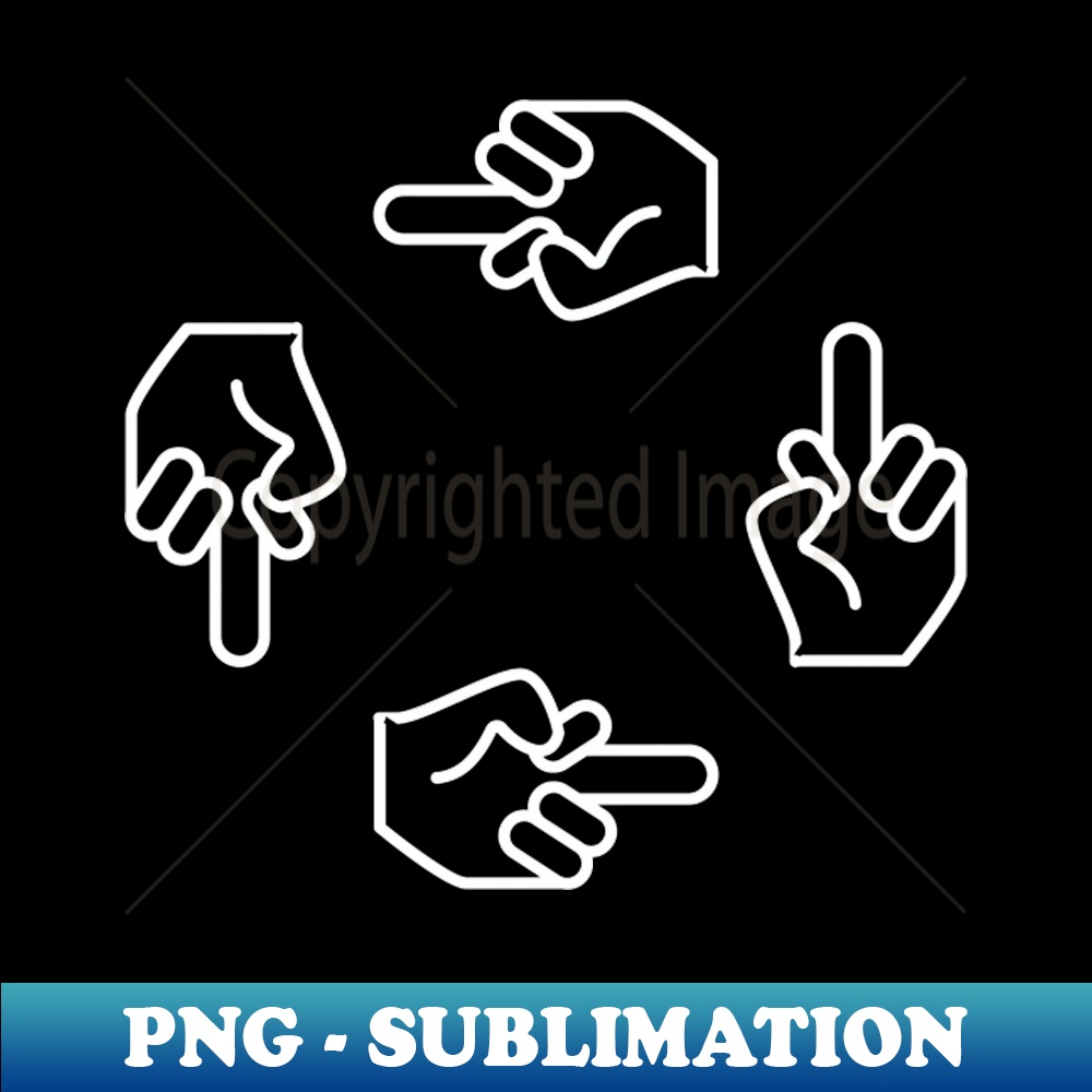 Funny Saying Middle Finger Maniac - Modern Sublimation PNG F | Inspire ...