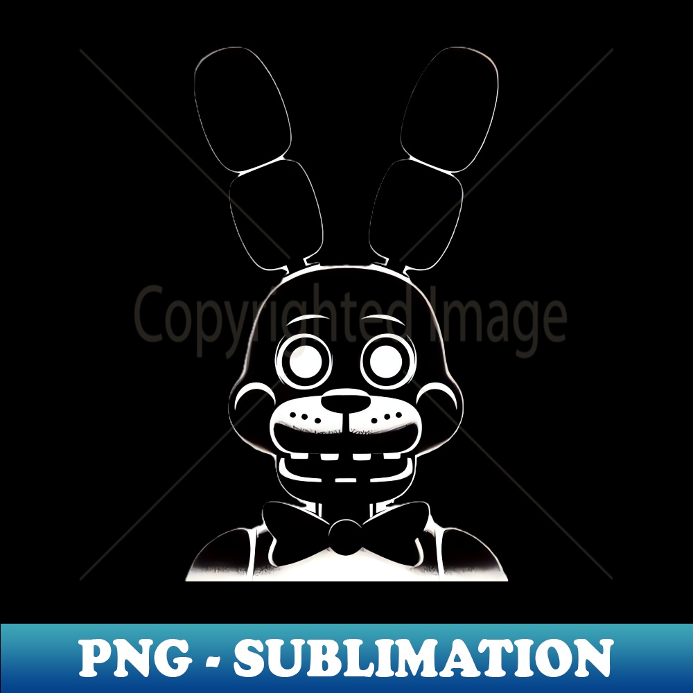 Bonnie the Bunny - High-Resolution PNG Sublimation File | Inspire Uplift
