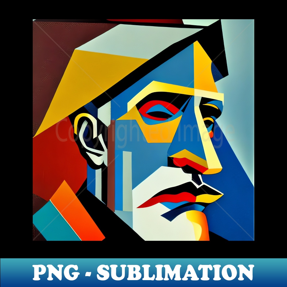 Portrait of old man in cubism style - Signature Sublimation | Inspire ...