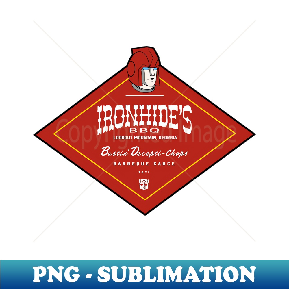 Ironhide's Bustin' Decepti-Chops BBQ Sauce - G1 | Inspire Uplift