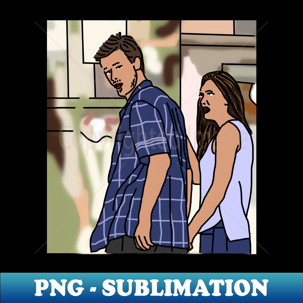 Distracted Boyfriend Meme and his Girlfriend - Digital Subli | Inspire ...
