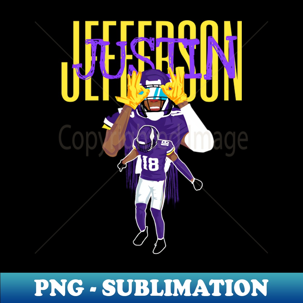 Griddy justin jefferson - PNG Transparent Sublimation File | Inspire Uplift