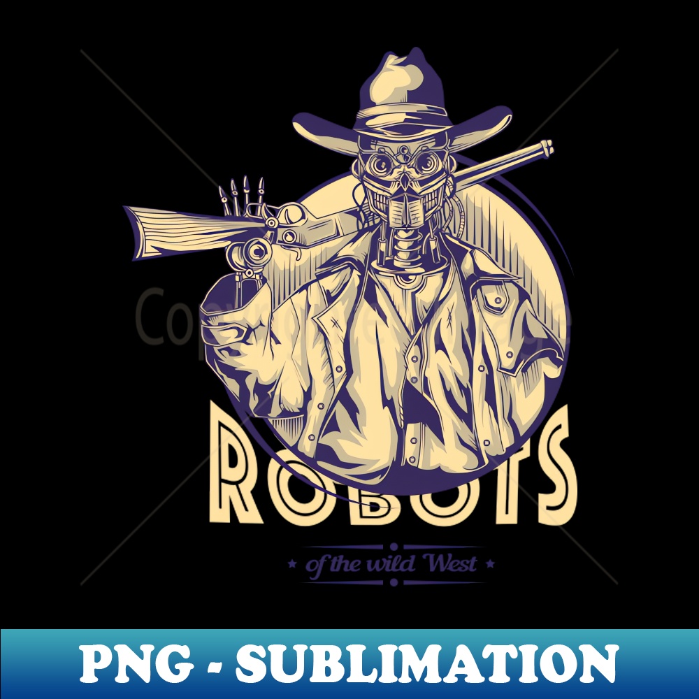 Robots of the wild west - Exclusive Sublimation Digital File | Inspire ...