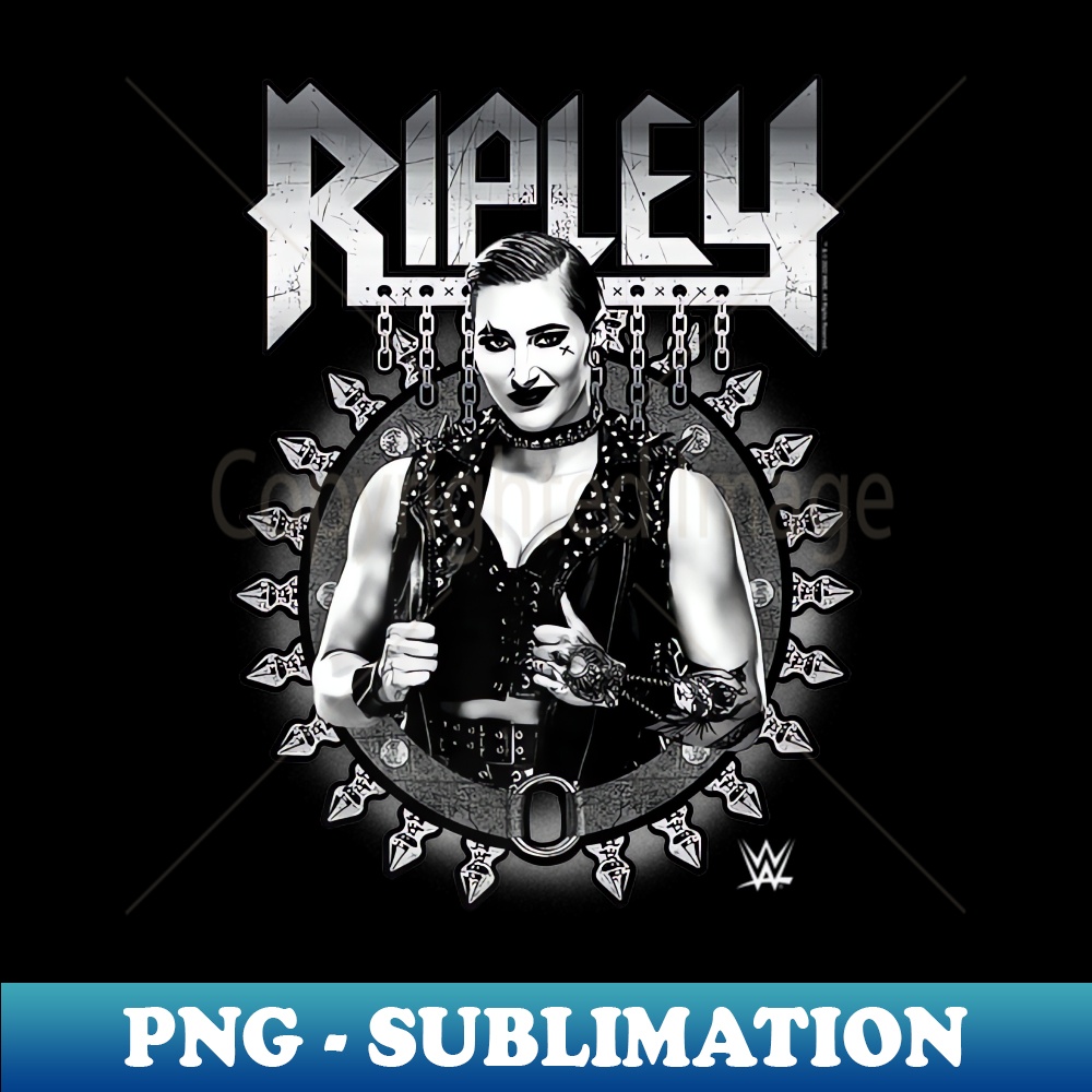 Rhea Ripley Metal Collar - Instant PNG Sublimation Download | Inspire ...