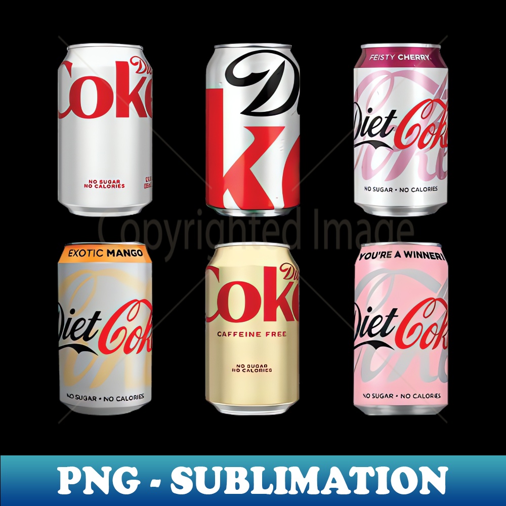 Diet Soda Vintage Cans - Exclusive Sublimation Digital File | Inspire ...