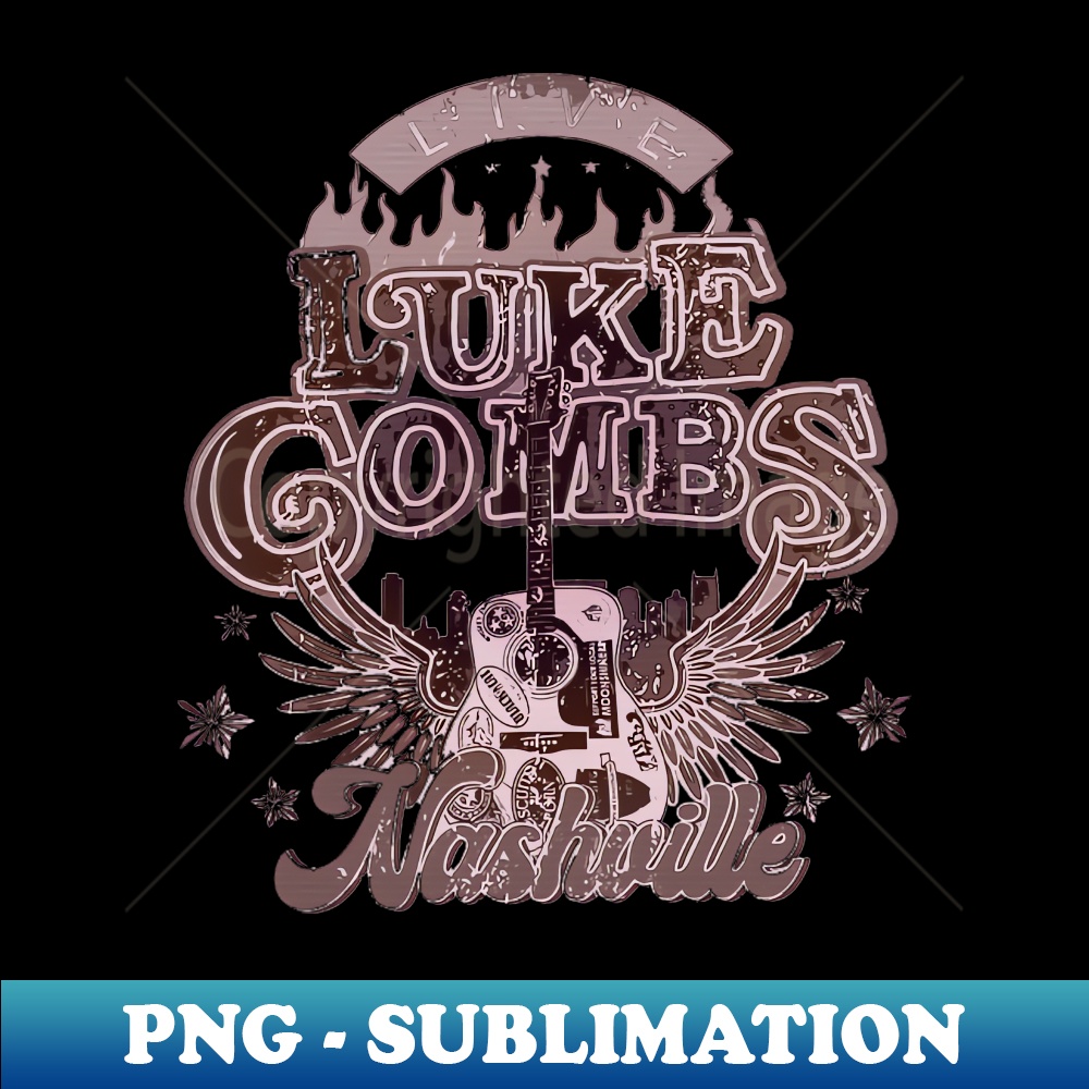 Luke Combs Legend - High-Resolution PNG Sublimation File | Inspire Uplift