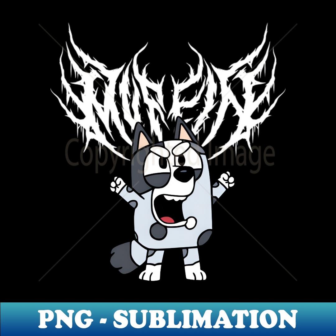 Muffin Black Bluey - PNG Transparent Sublimation File | Inspire Uplift