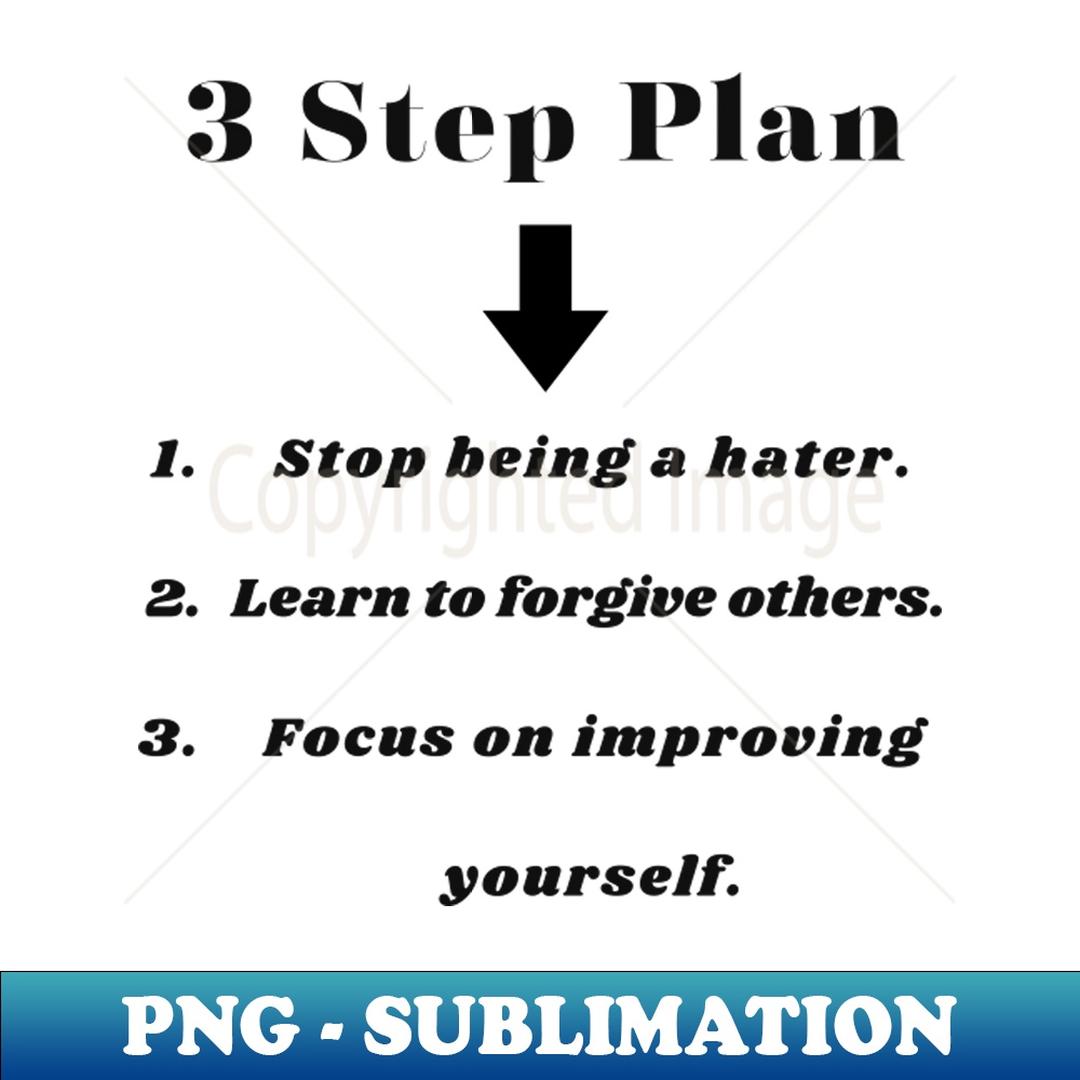 3 Step Plan - Exclusive Sublimation Digital File | Inspire Uplift