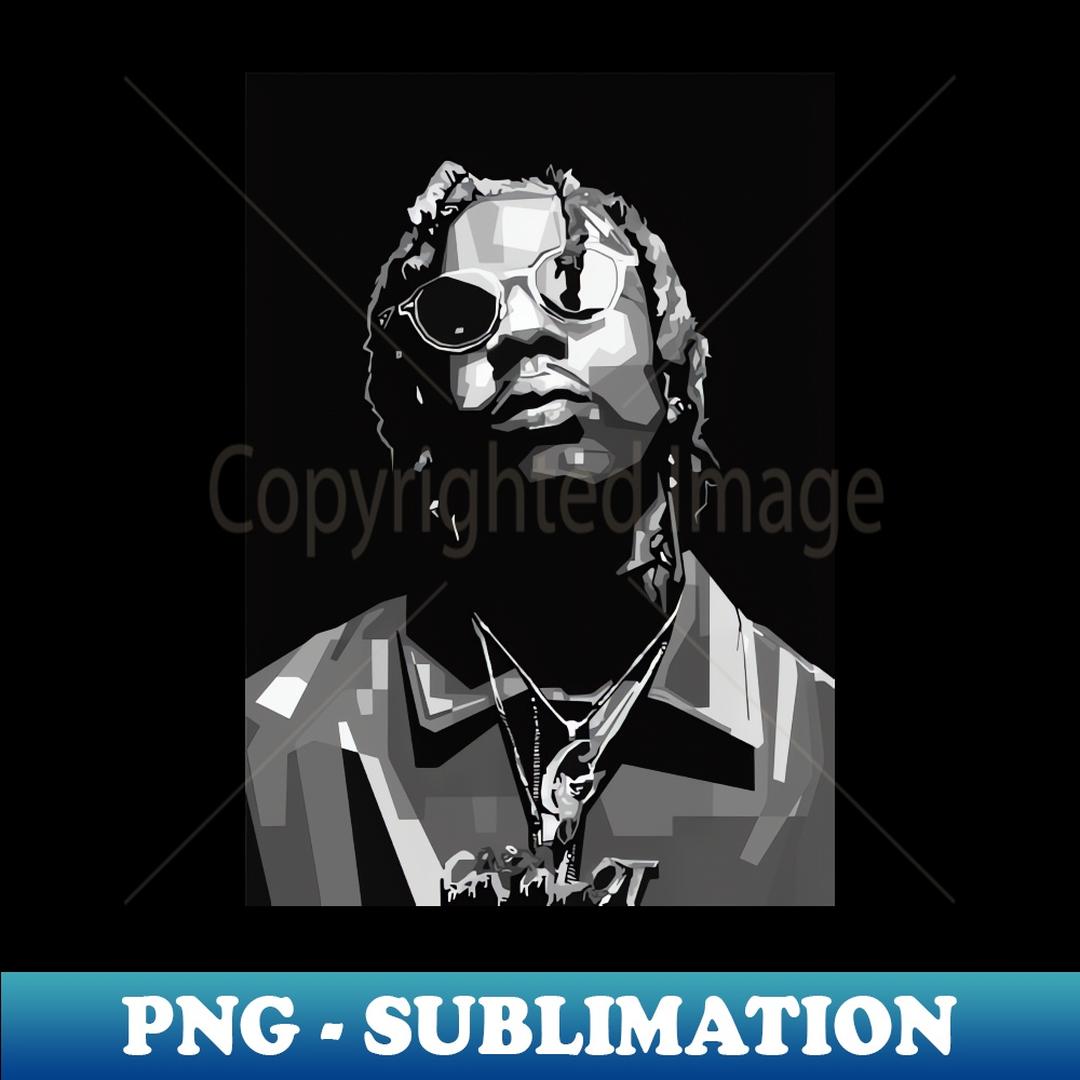 Musician Rapper - Sublimation-Ready PNG File | Inspire Uplift